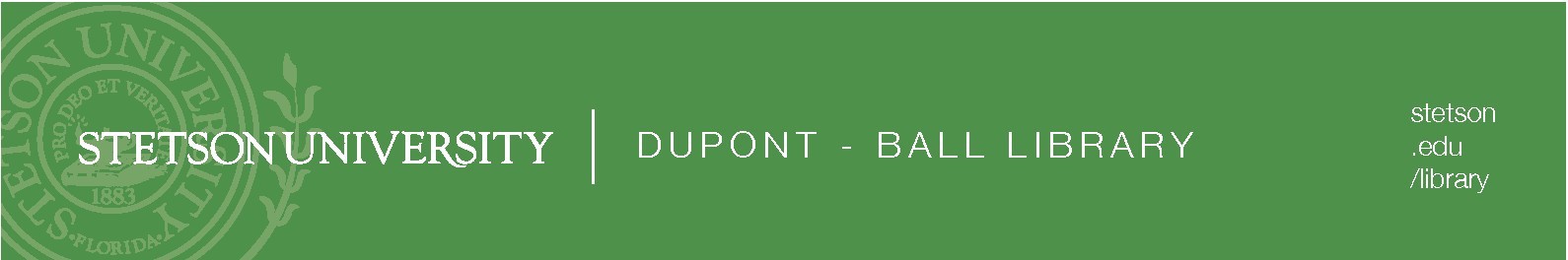 Stetson University duPont-Ball Library - Stetson University